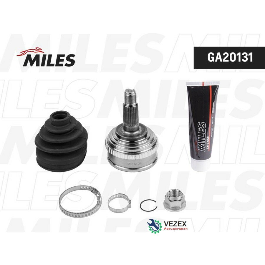 MILES GA20131 ШРУС наружный HONDA ACCORD/PRELUDE 2.0 87-92 (с ABS) (SKF VKJA5523) GA20131