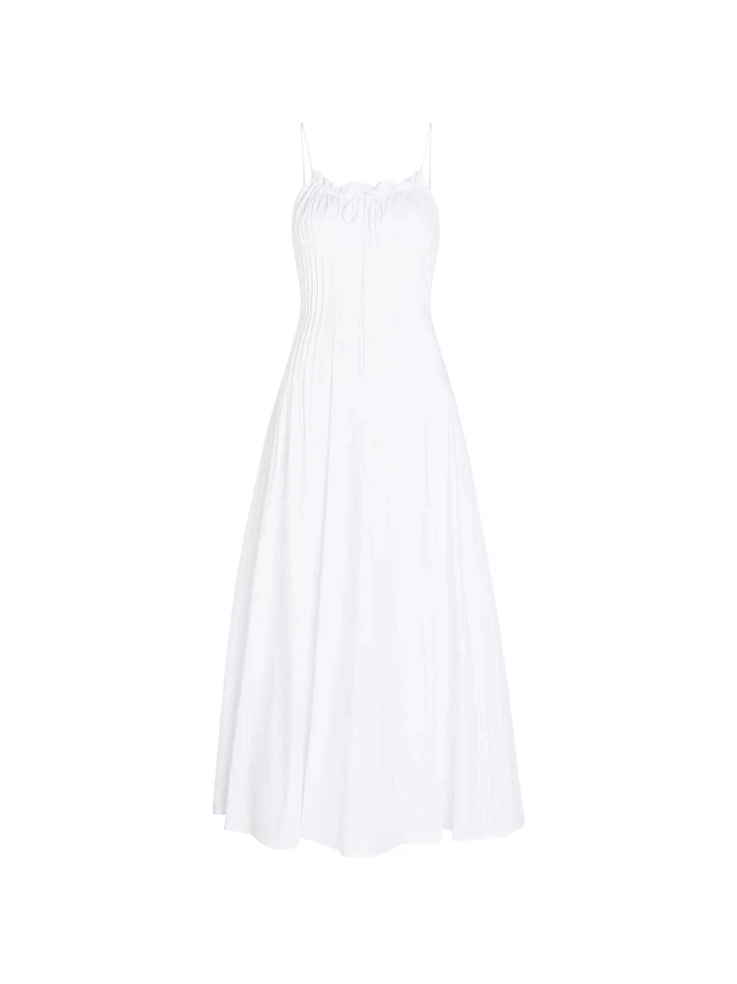 Платье Margi ruffled pleated midi dress
