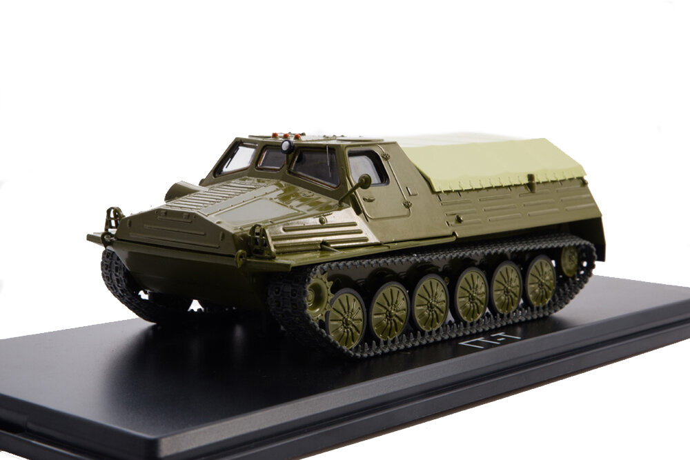 Модель коллекционная SSM Гусеничный транспортер-тягач гт-т 1958-1960