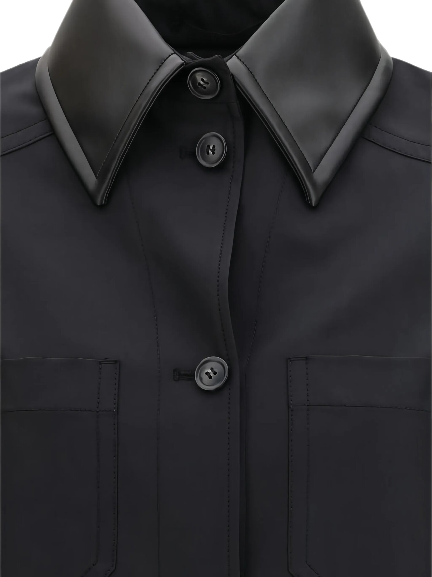 Рубашка Max Mara Pleated-back overshirt, размер 42 — фото 1