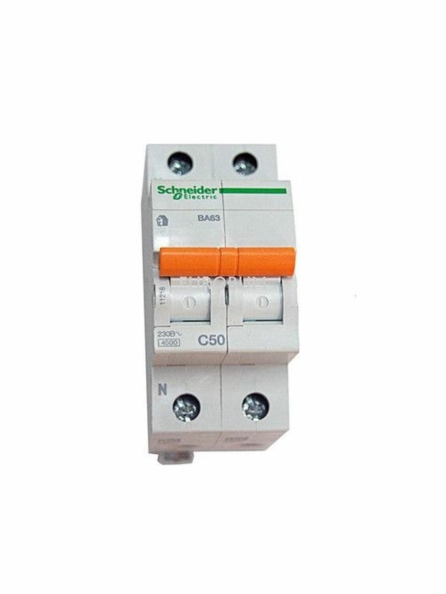 Выключатель автоматический ВА МОД 1п+N 20А С ВА63 4.5кА Schneider Electric