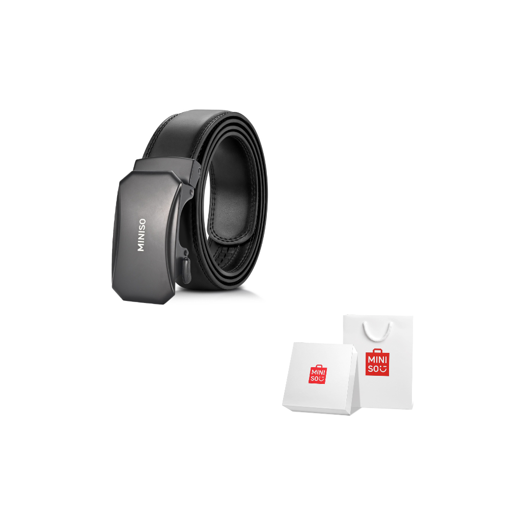 Miniso Спилок Коровья Кожа Ремни Мужские 3,5 см 110cm