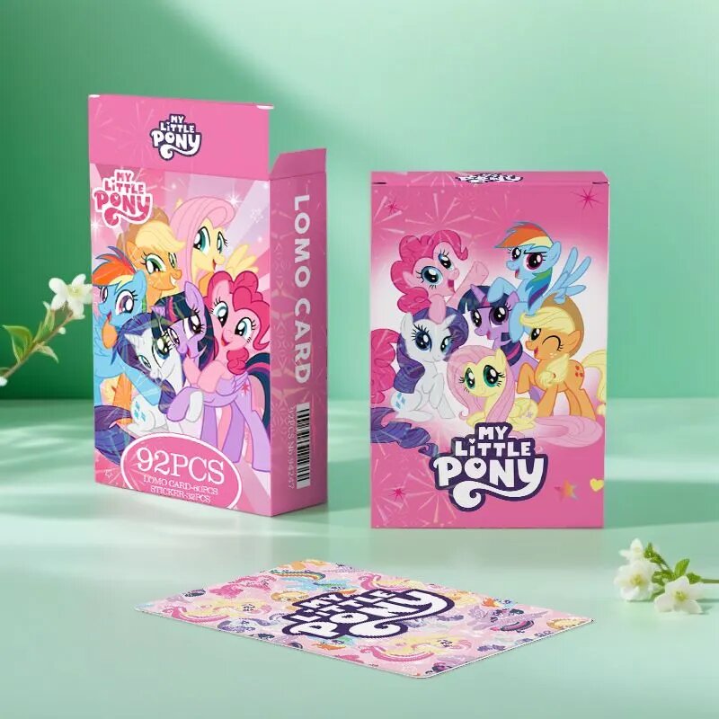 Аниме My Little Pony: Дружба это чудо, 60 маленьких карточек и 32 мини-наклейки-94247