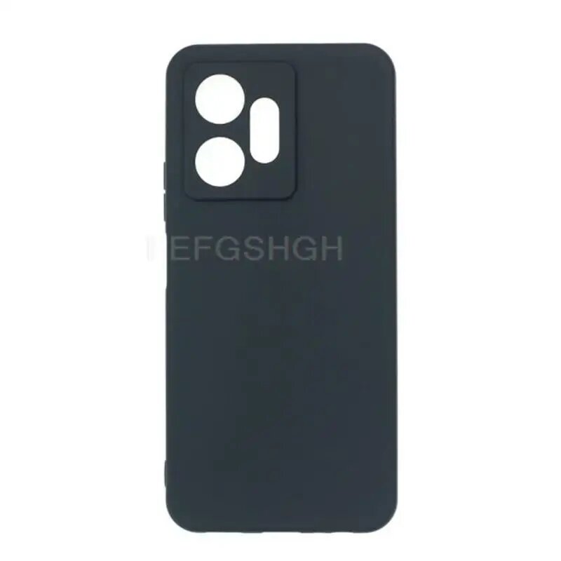 Мягкий силиконовый чехол из ТПУ для телефона Infinix Zero 20 X6821 6,7 "2022" Черный, Black TPU Case