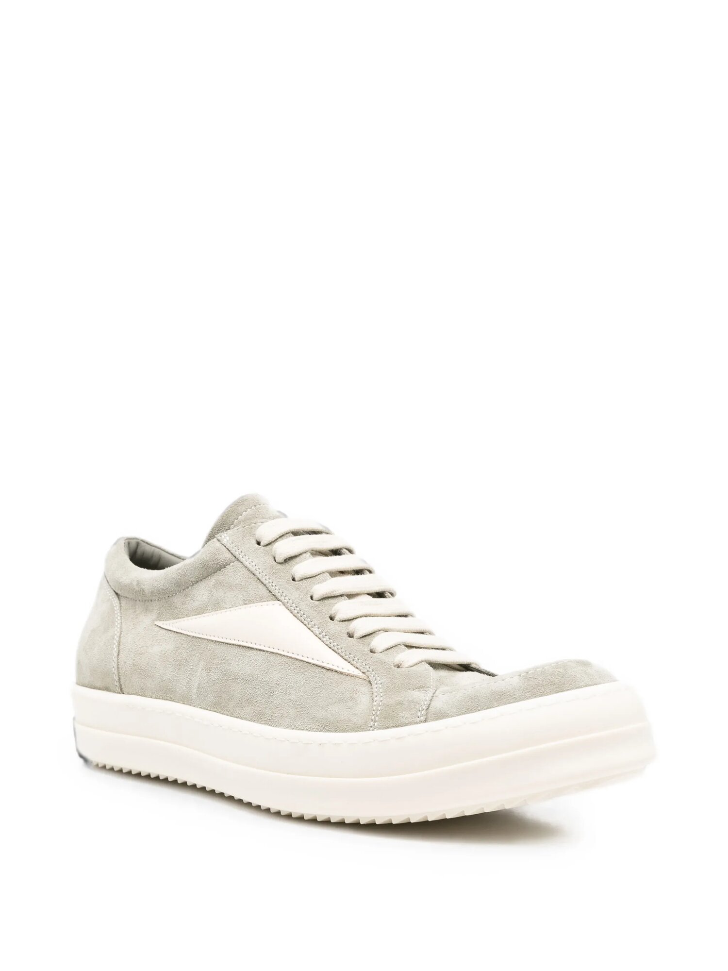 Кроссовки Rick Owens Suede panelled sneakers, размер 43 EU, серый — фото 1