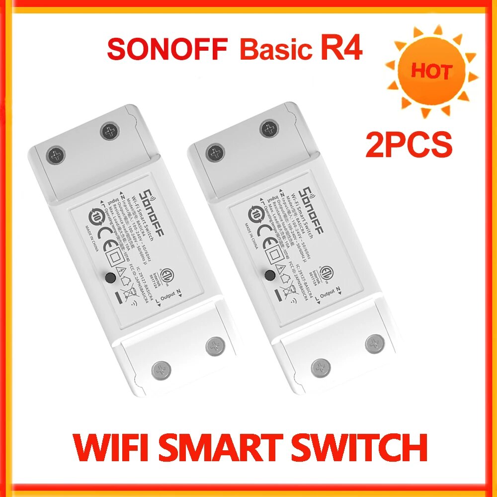 SONOFF Basic R4 Wi-Fi умный переключатель Sonoff BasicR4 2pcs