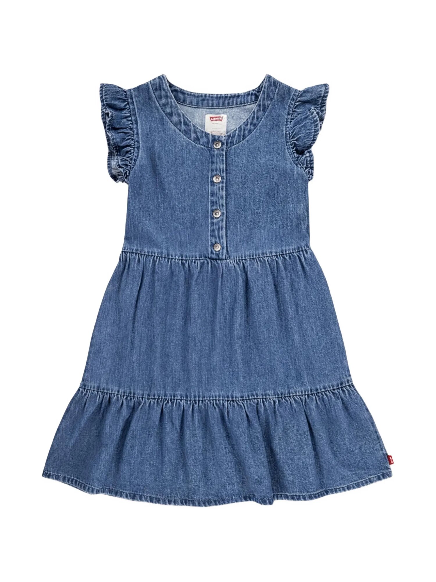 Платье Ruffled button-up dress