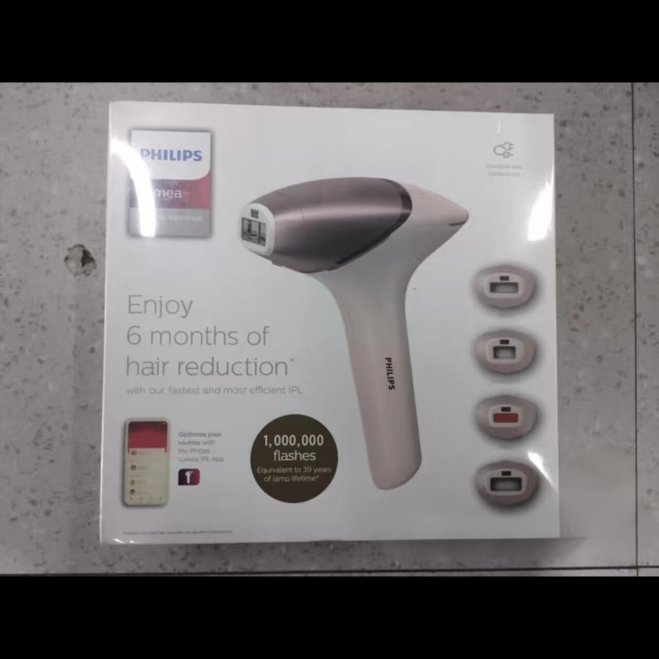Фотоэпилятор импульсного света IPL бренда Philips, серия Lumea 9000