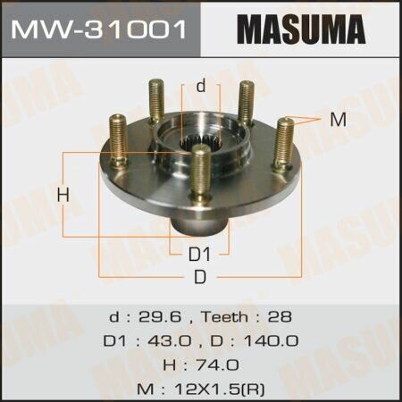 MW-31001 Ступица колеса Мицубиси 07- передняя