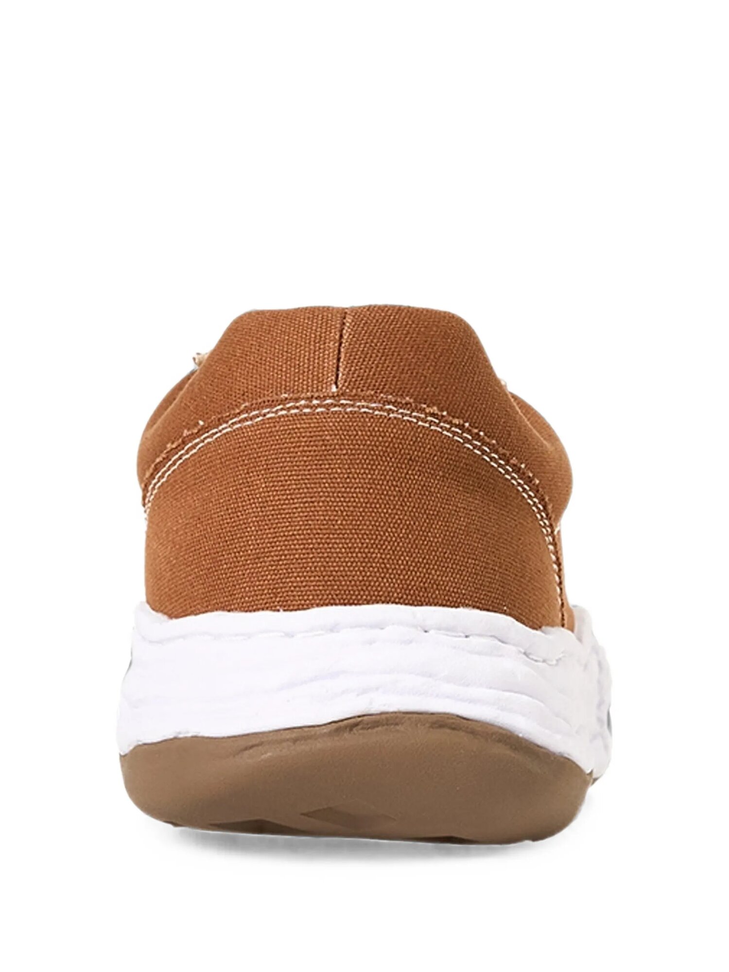 Кроссовки MAISON MIHARA YASUHIRO Oliver canvas sneakers, размер 37, коричневый — фото 1