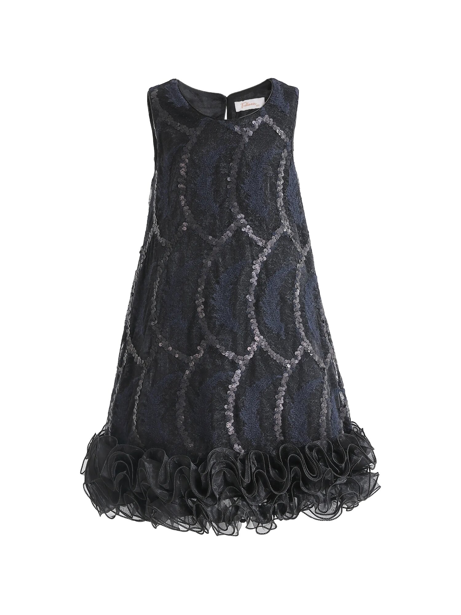 Платье Fiora sequin-embellished ruffled dress