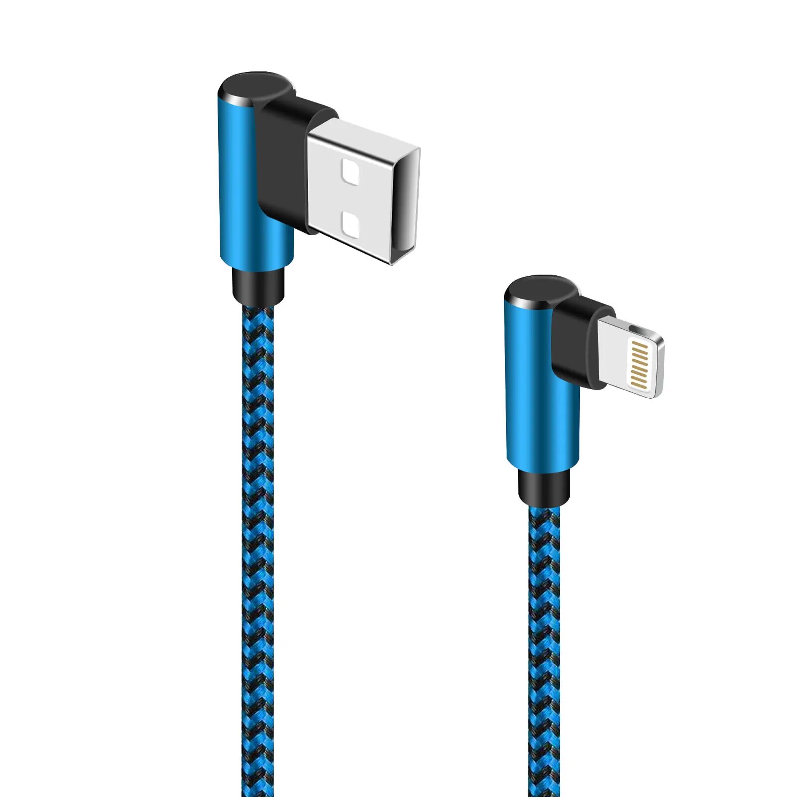USB-кабель для зарядки ANSEIP, 90-градусный игровой кабель для быстрой зарядки для iPhone 13, 14 Pro, 11, 12 Mini, XS, XR, MAX, 7, 8, провод для мобильного телефона