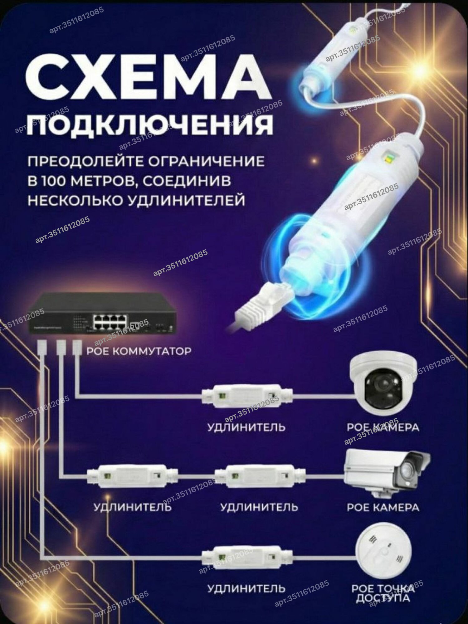 PoE-инжектор — фото 1