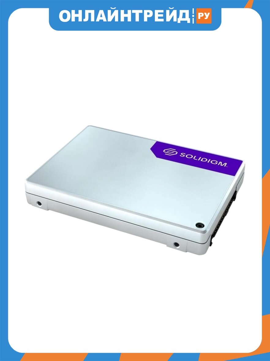 Накопитель SSD Intel 2.5" U.2 Solidigm / Enterprise D7-P5520, 3.84 TB, PCIe 4.0 x4, NVMe, 6700MB/s/3600MB/s 144-L 3rd 3D NAND ,1 DWPD (SSDPF2KX038T11Z)