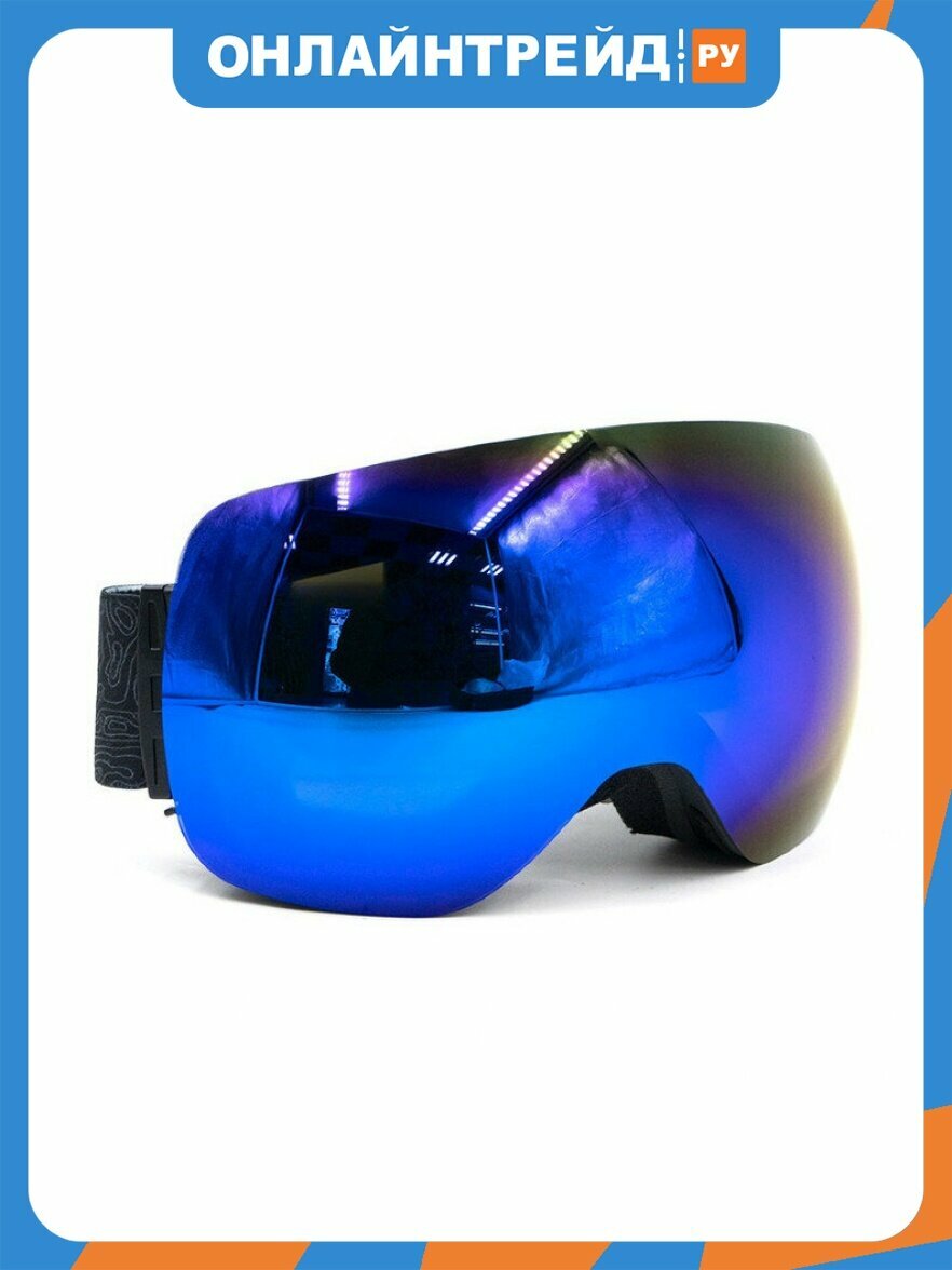 Маска горнолыжная Prime Snowboards сноубордическая PRIME - COOL-C1 Blue, размер one size