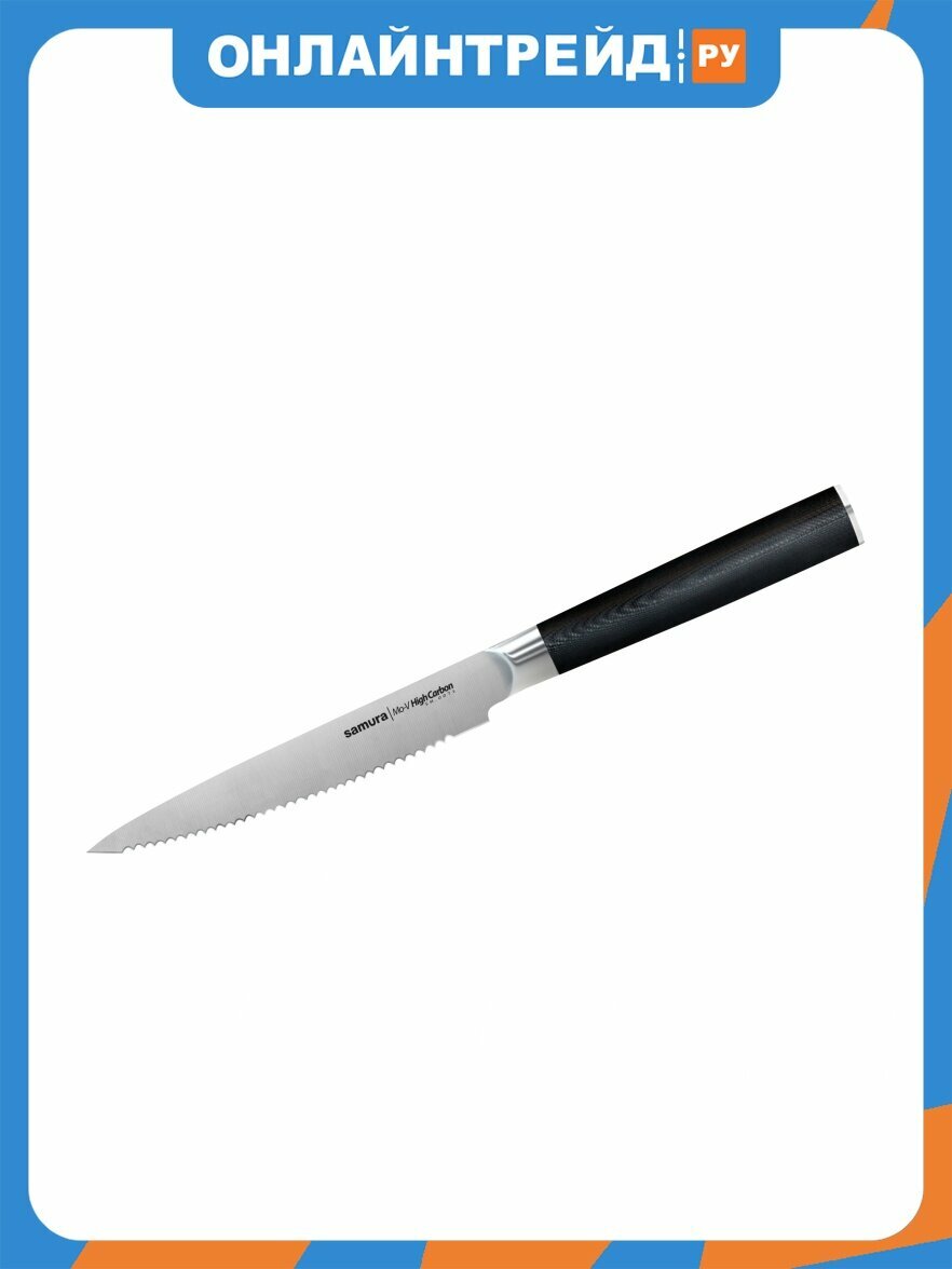 Нож кухонный для томатов Samura Mo-V, G-10, 125 мм (SM-0071/K)
