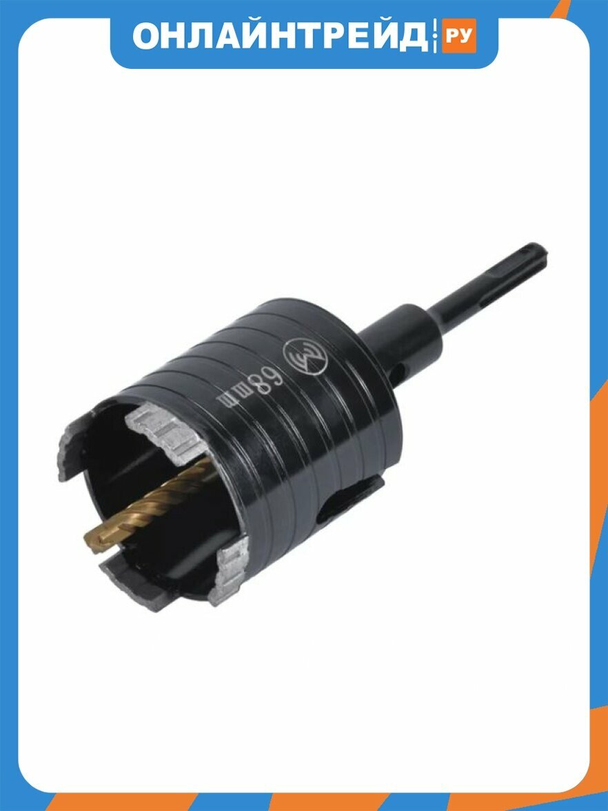 Коронка алмазная по бетону Monogram 68мм 4 турбосегмента безударная 108-162