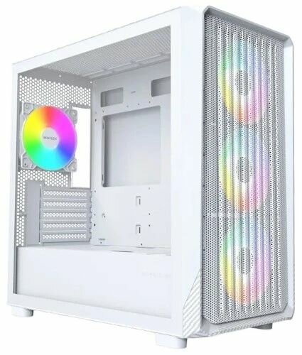 Компьютерный корпус MONTECH X5M (X5M (W)) белый - Mini Tower, Micro-ATX, USB 2.0 Type-A, USB 3.2 Gen 1 Type-A