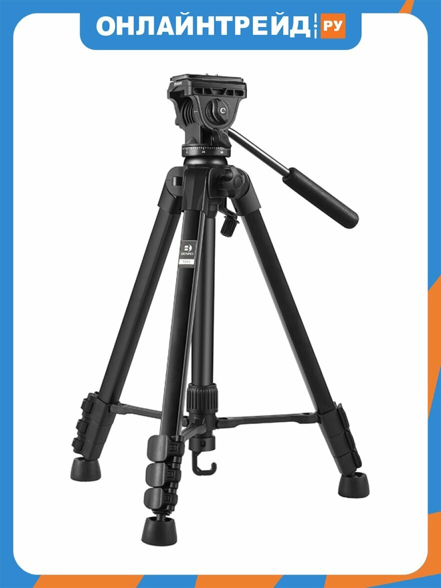 Штатив Benro T891+MH2N c фото-видео головой и держателем для смартфона