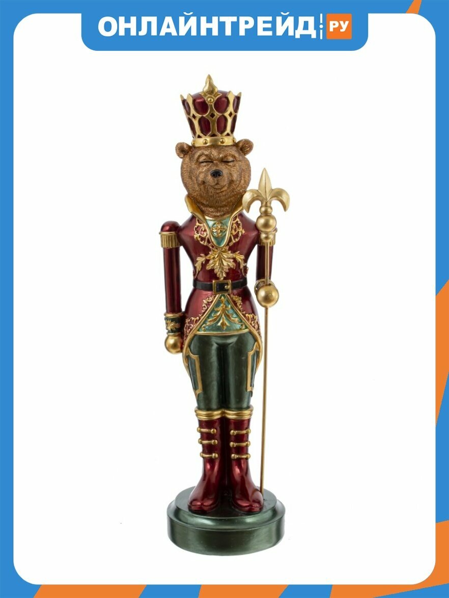 Фигурка Remeco Collection "Солдатик-медведь", 10,5х10,5х41 см (813108)