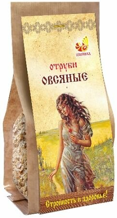 Отруби овсяные крафт-пакет Дивинка 400 г