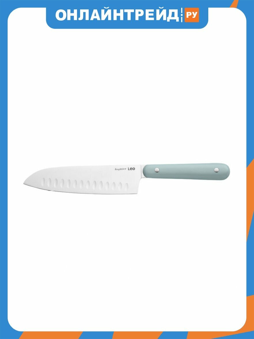Нож Berghoff сантоку Leo Slate 17,5см