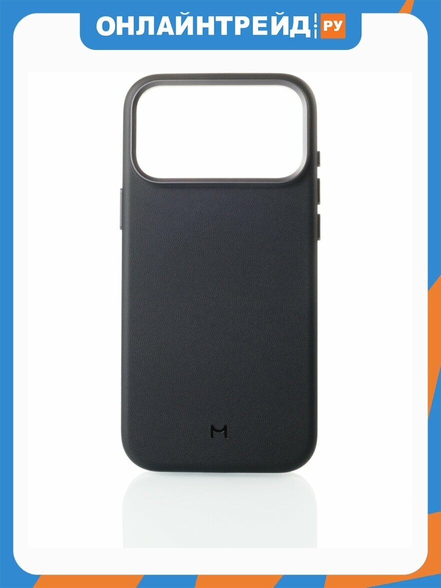 Чехол Magssory Eco-Leather Case для Apple iPhone 17 Pro Max, с MagSafe, черный