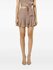Юбка Pleated linen mini skirt