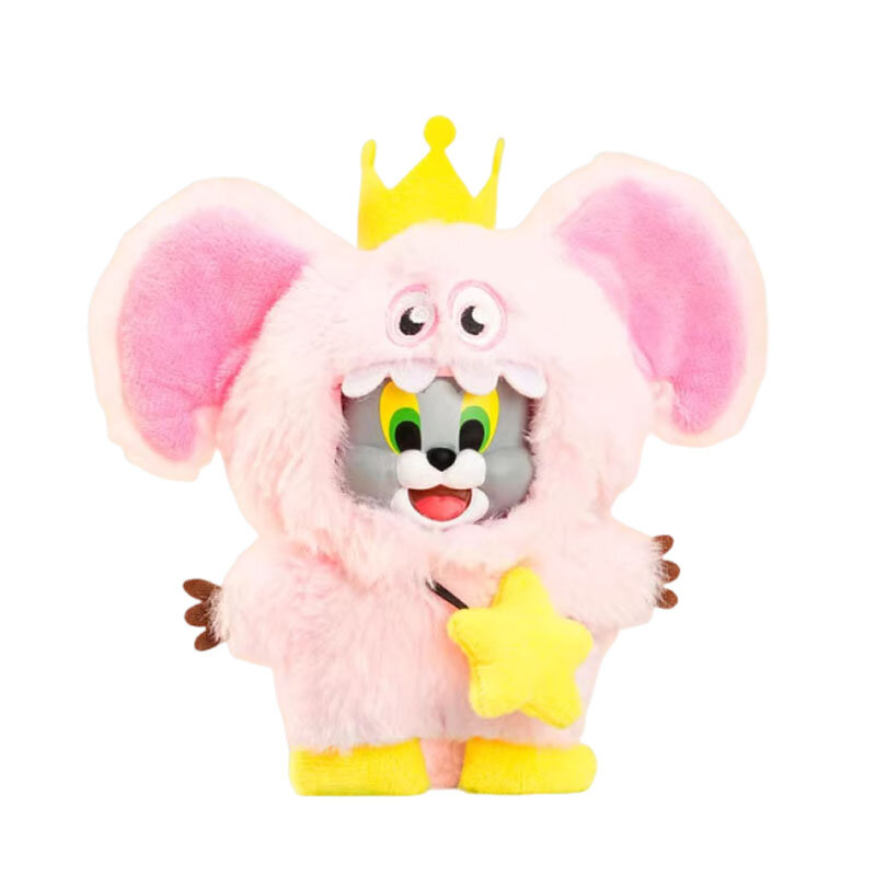 Виниловая плюшевая кукла унисекс YUTONG Tom i Jerry Monster Collection Volume 2, 15см, Confirmed-Big Ear Tom (Open)
