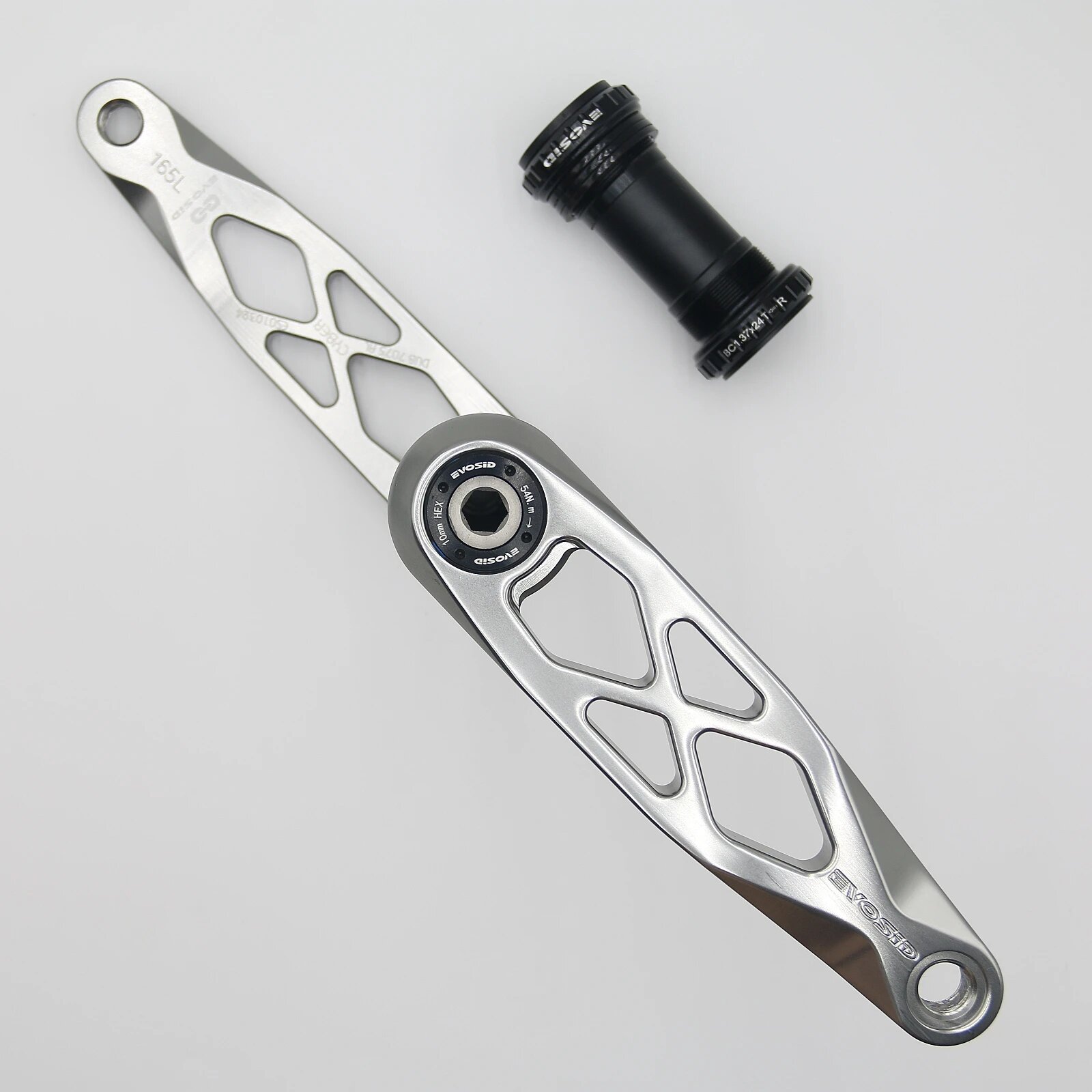 EVOSID Ultralight MTB Crankset, 160mm, Titanium BB