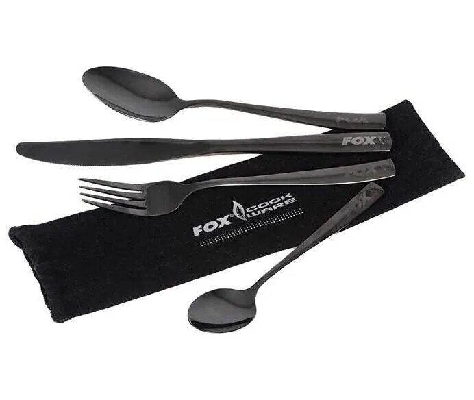 FOX Cookware Black Stainless Cutlery Set набор столовых приборов