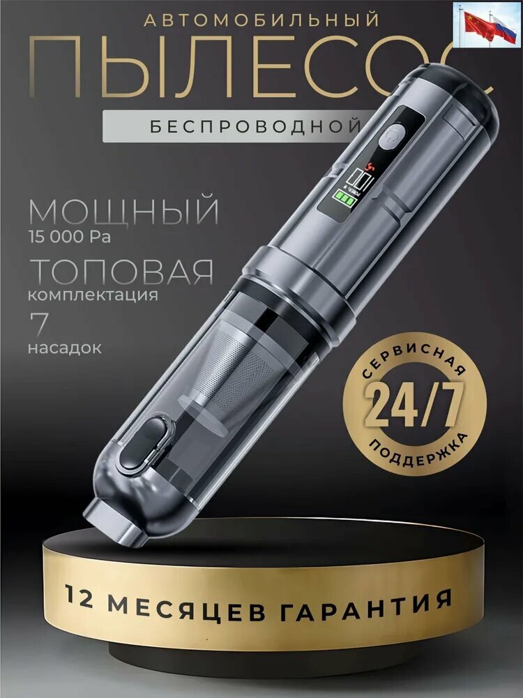 Пылесос для автомобиля / Пылесос для автомобиля беспроводной мощный с воздуходувкой