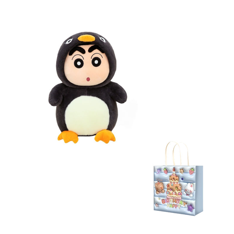 Игрушка-трансформер унисекс MENGSHUQI Crayon Shin Chan Penguin, 30CM EU