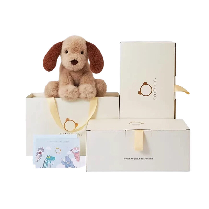 Мягкая игрушка унисекс Softlife Puppy Wufufu Doll, Puppy - Woof Woof (Gift Box Set), 30CM EU