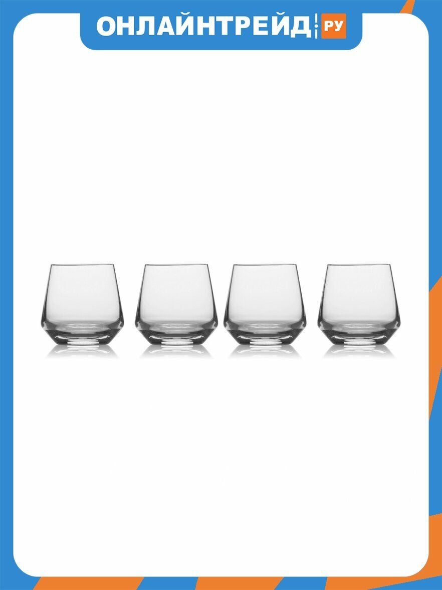 Набор стаканов для виски Zwiesel Glas Pure, объем 389 мл, 4 шт