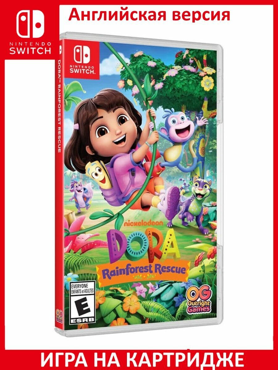 Игра Дора: На помощь джунглям (Dora: Rainforest Rescue) Switch Картридж на Nintendo Switch Английская версия