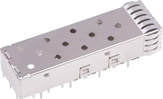TE Connectivity 2007194-1 SFP+ 1x1 Cage Assembly, PCI, Solder Tail, 1шт