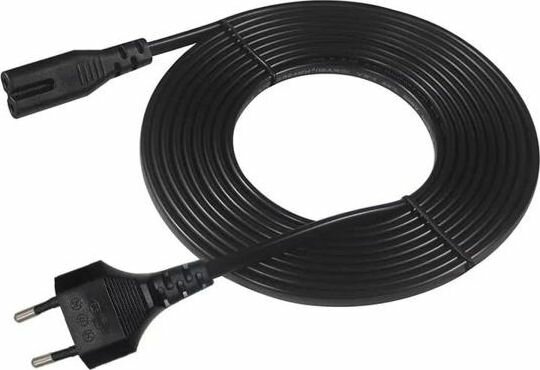 KUNCAN KC-EU-C7-2M Кабель питания VDE Approved EU 2PIN Plug And IEC C7 C8 2м, 1шт