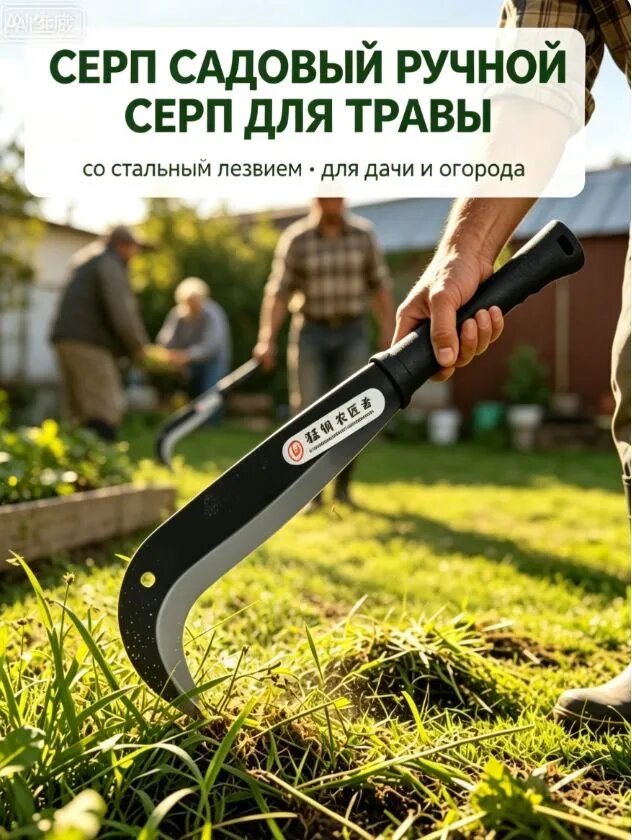 Серп, лезвиеСталь,25см