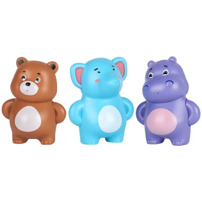 Новая мультяшная игрушка для воды с мощной струей для летних игр на улице, - Медведь слон бегемот