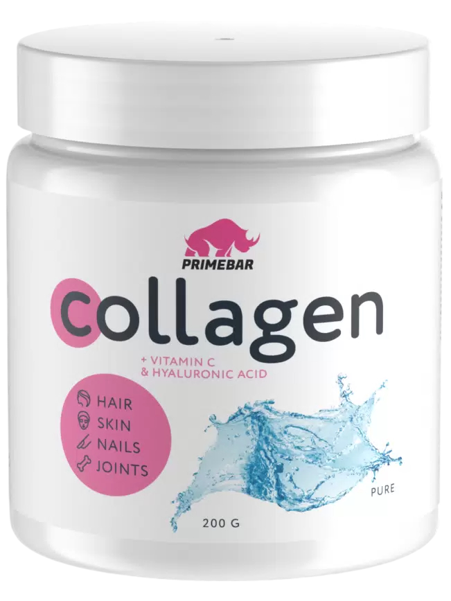 Коллаген гидролизованный PRIMEBAR Collagen 5835 mg + vitamin C + hyaluronic acid 200 г, Без вкуса