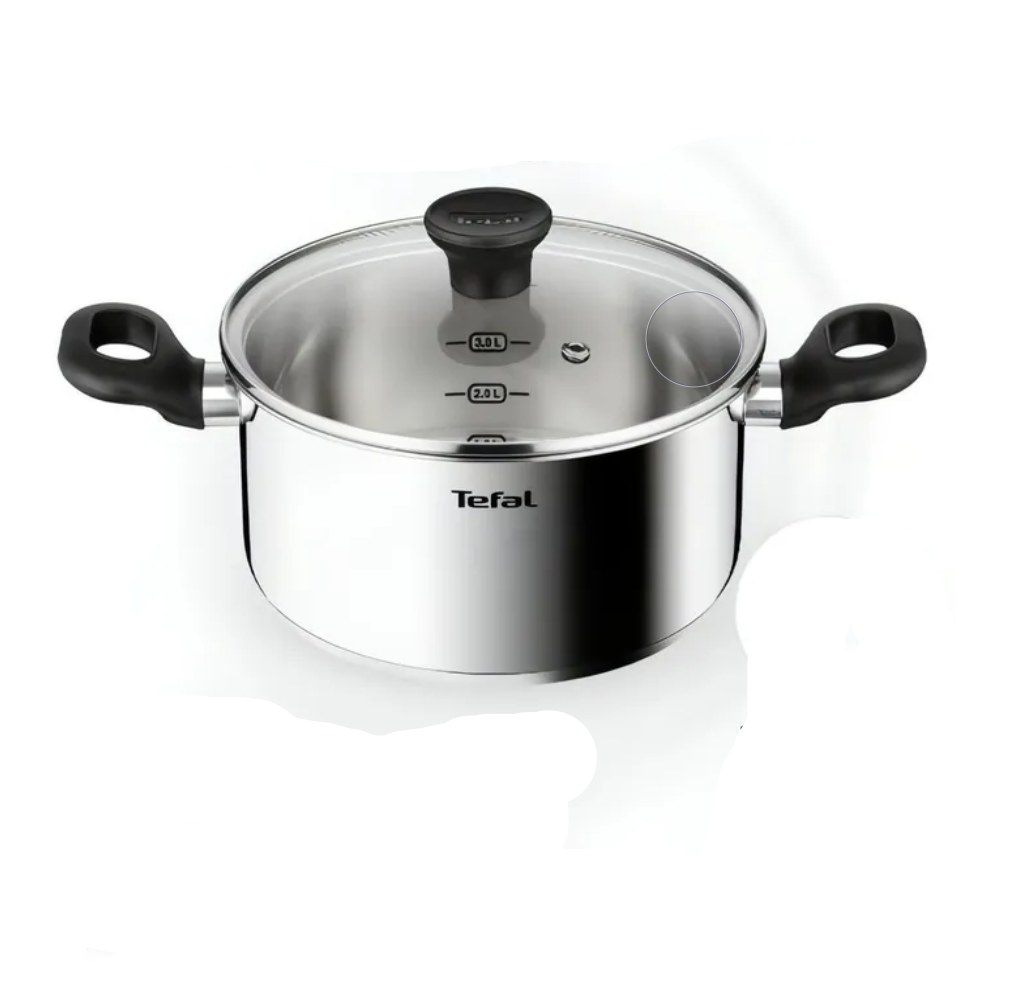 Кастрюля Tefal Easy Boil 24 см с крышкой G7494674 5.4 л, сталь