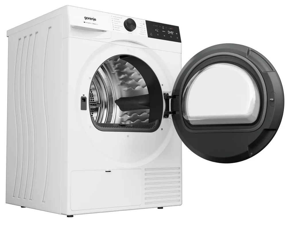 Сушильная машина Gorenje DG48D, конденсационная сушка, 15 режимов, белая