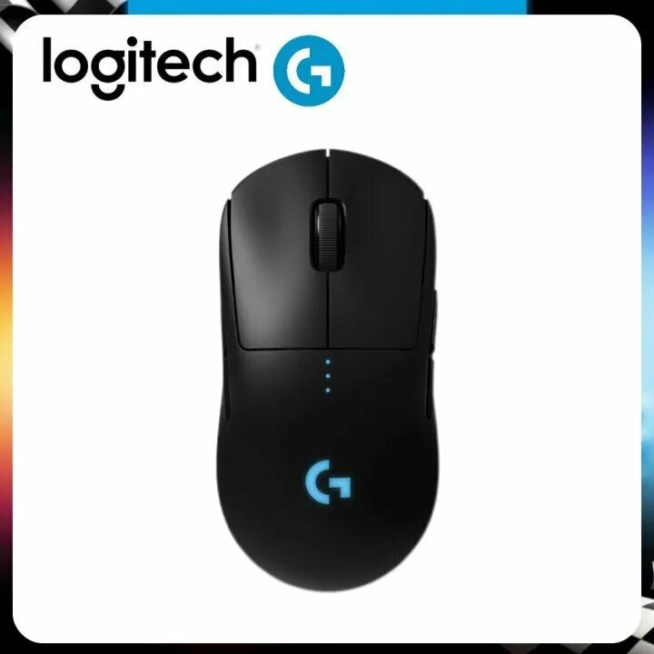 Logitech G Игровая мышь беспроводная Игровая мышь Logitech G PRO Wireless (910-005272), черный