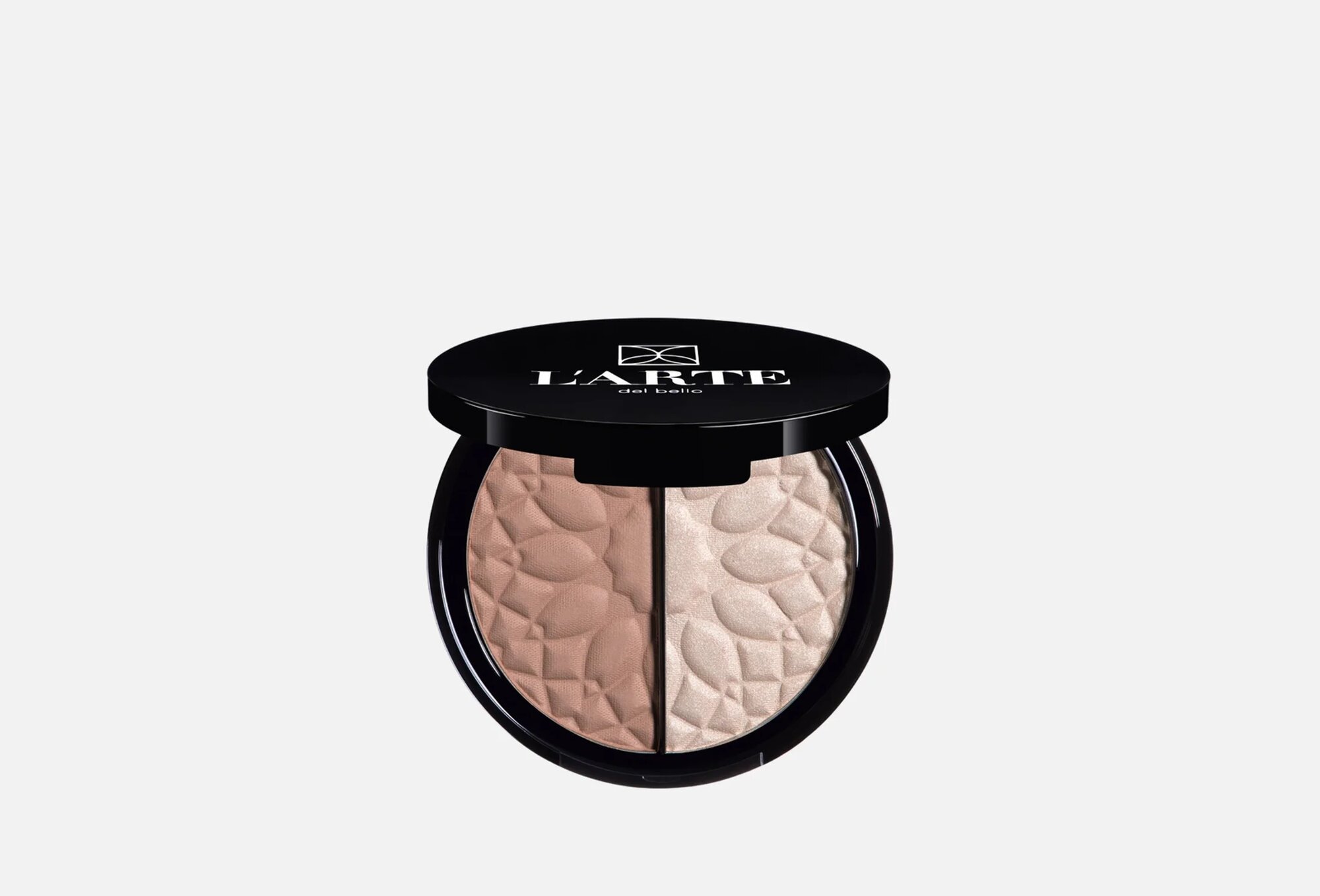 L'Arte del Bello Sculptor and highlighter palette uomo&donna Скульптурирующая палетка для лица 10г 04, Tango