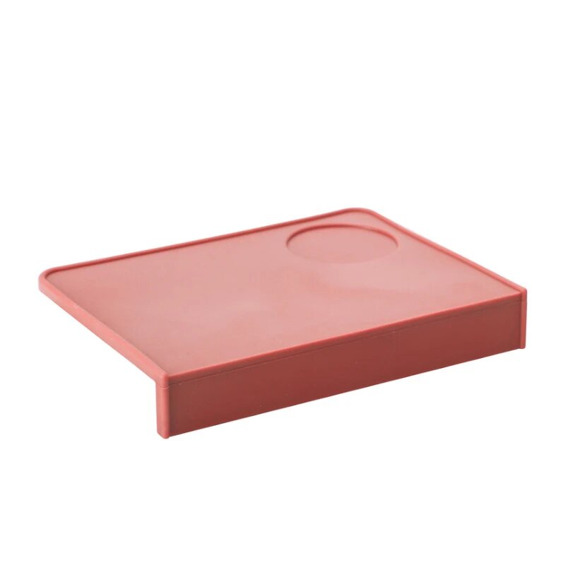 Силиконовый коврик для трамбовки кофе Розовый, Red