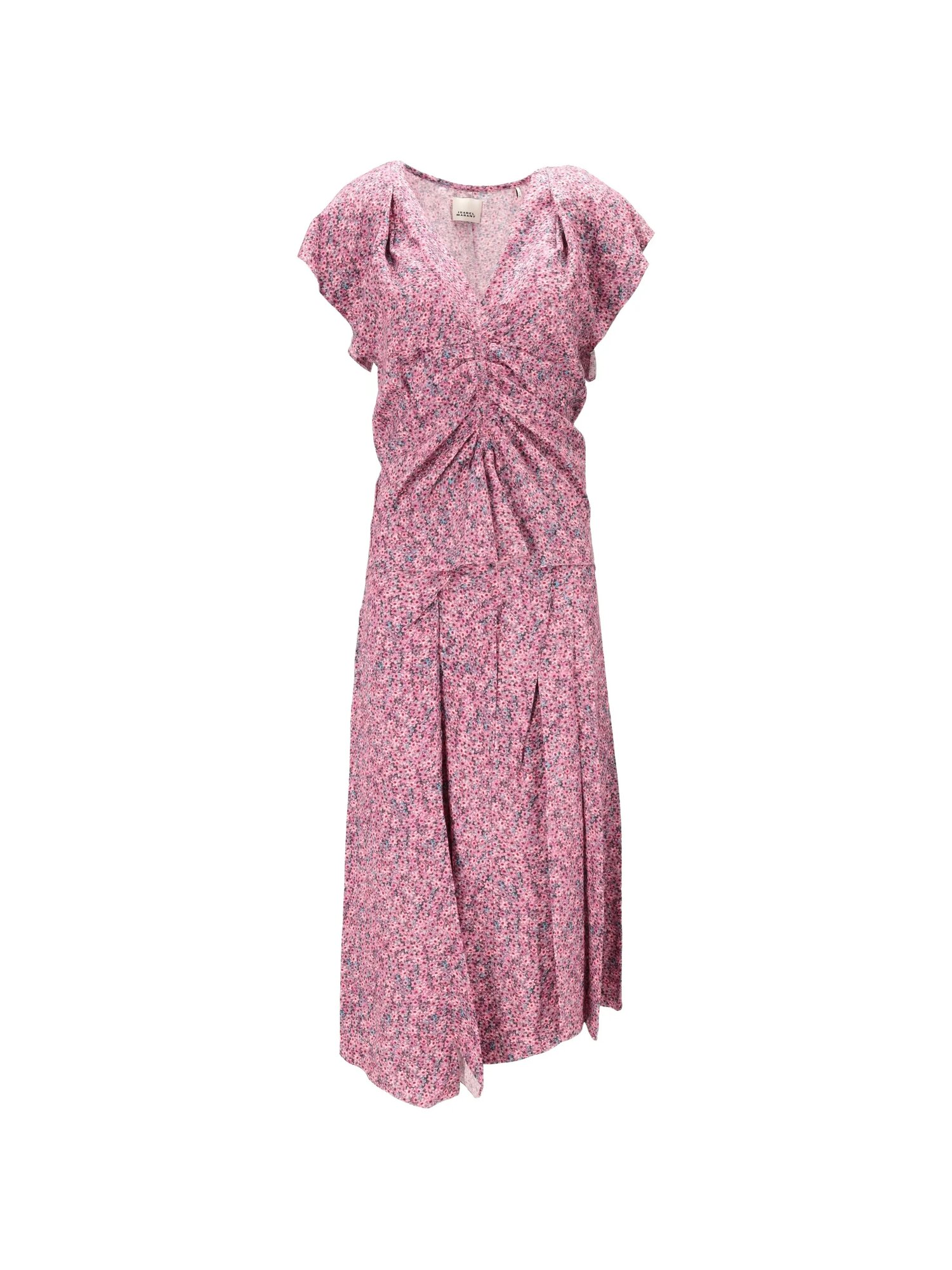 Топ Floral-print ruched top