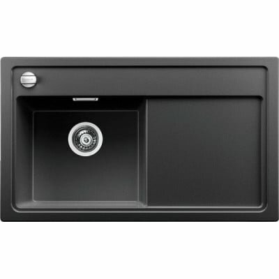 Кухонная мойка Blanco Zenar 45S (чаша слева) антрацит с клапан-автоматом 523802