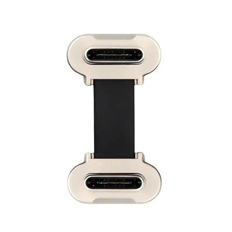 Ультратонкий плоский кабель JABS-2Cm USB-C Type C - USB-C с двойным угловым разъемом USB2.0, 65 Вт, быстрая зарядка для ноутбуков, планшетов, телефонов