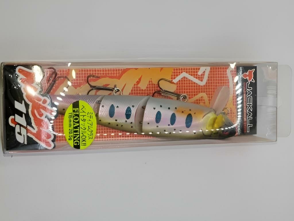 Воблер Jackall Mikey 115mm, 20.5g, плавающий, свимбейт, для ловли хищника